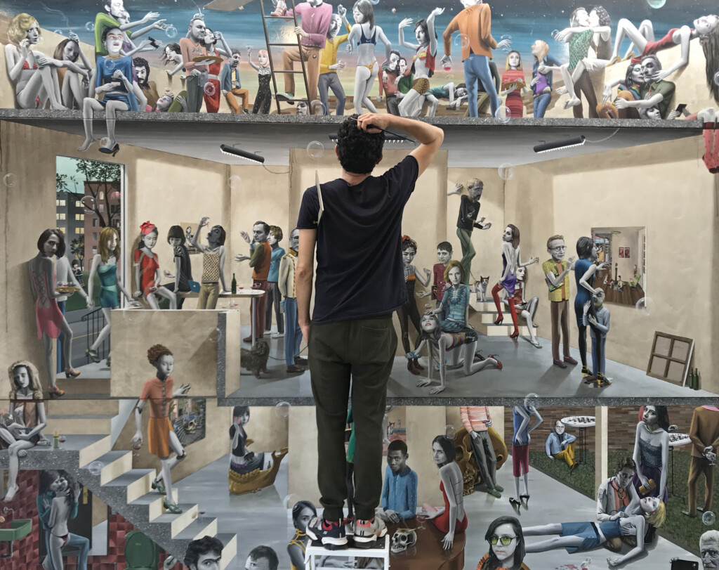 Gino Rubert presents the performance "Exhibition Text" – Galeria Senda