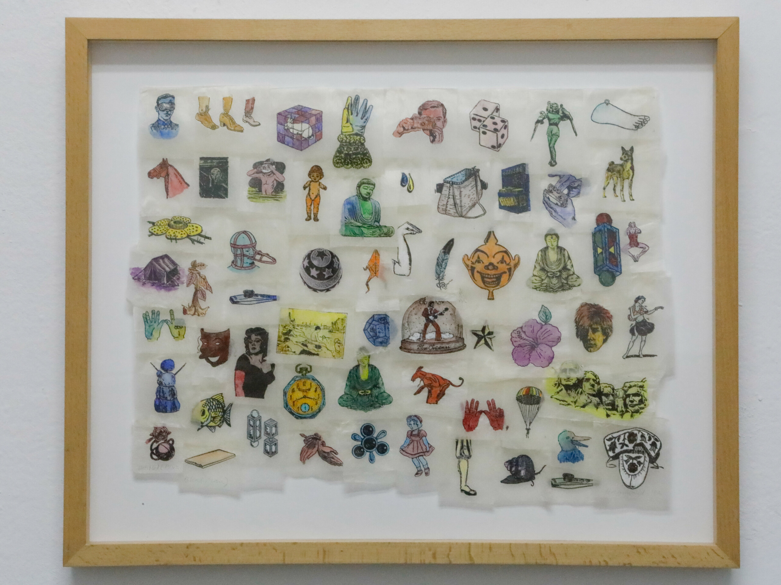 Jane Hammond - Untitled (Blue Blind Man) – Galeria Senda